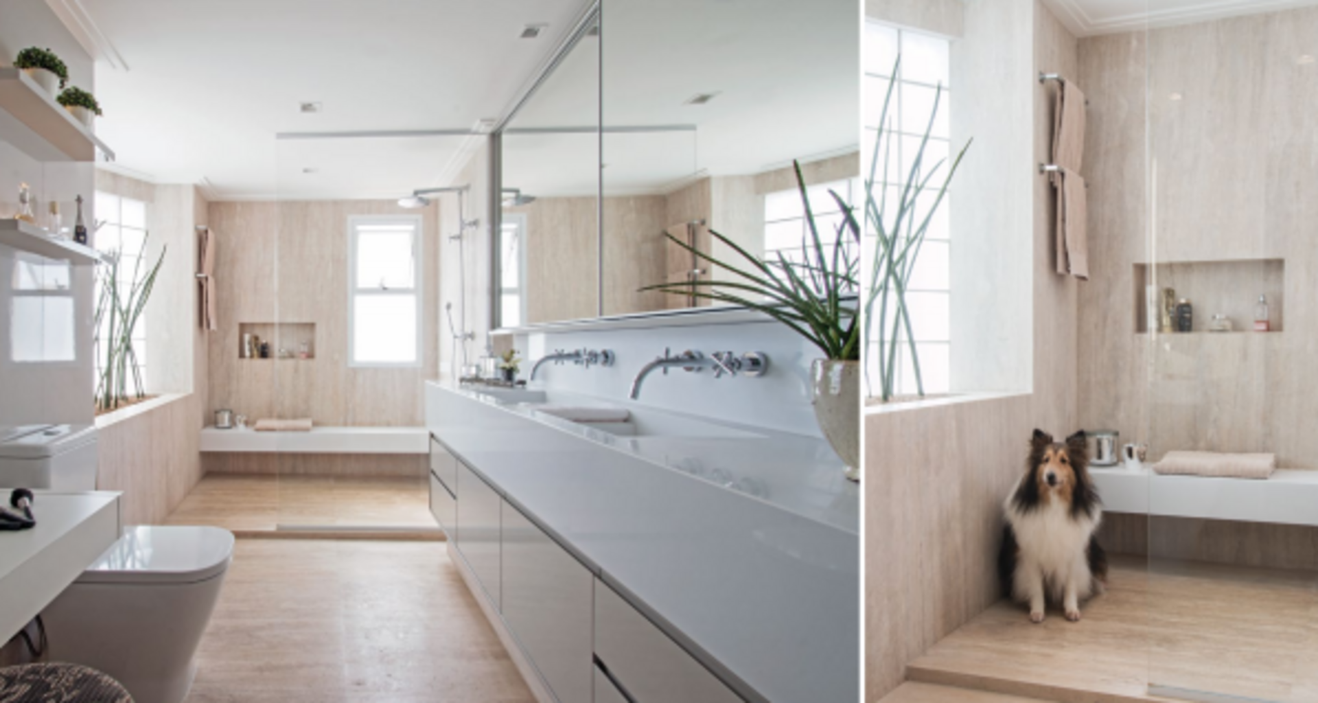 Nicho no Box do Banheiro | Quartzolit