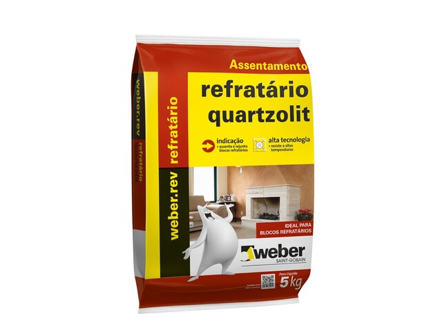 argamassa refratário quartzolit