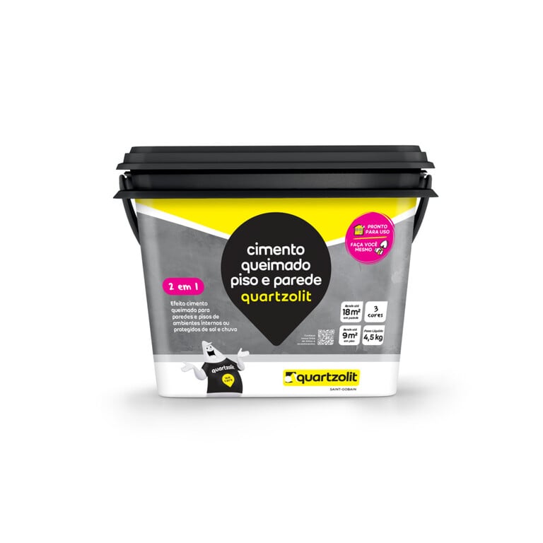 cimento queimado piso e parede quartzolit quartzolit : Acrílica Fosco ...